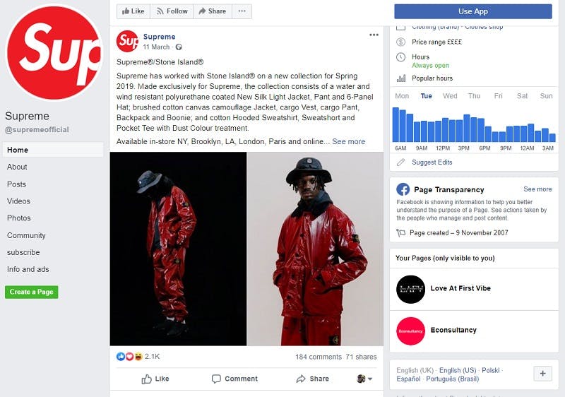 25 brilliant examples of Facebook brand pages