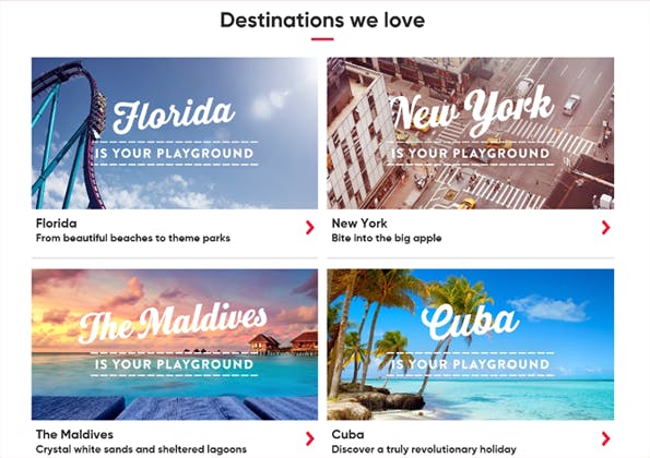 15 excellent examples of content design & UX on travel websites