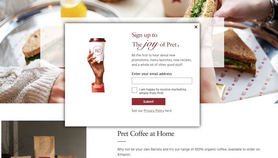 13 Effective Examples Of Email Sign-up Forms, 43% OFF