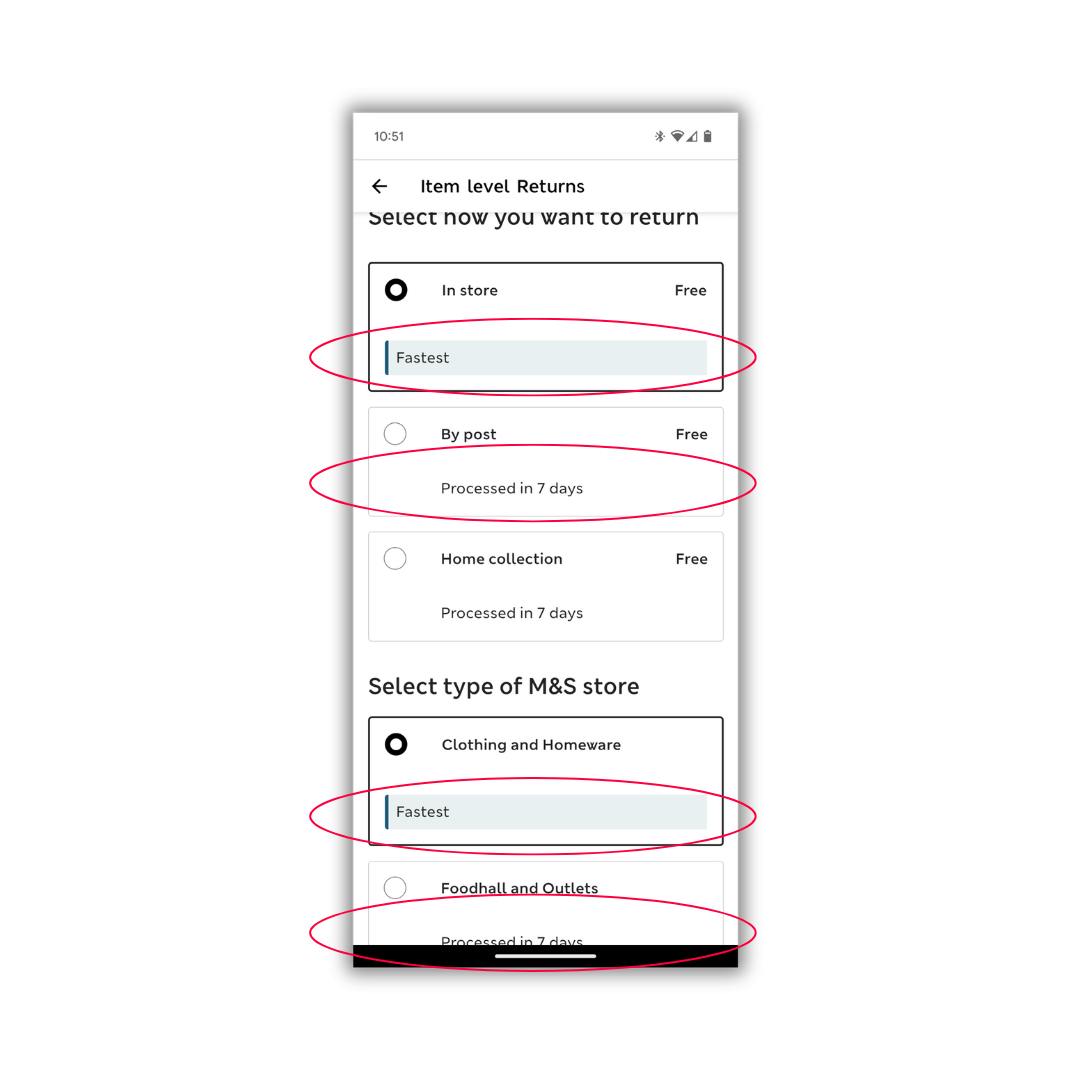 In praise of Marks & Spencer’s online returns UX