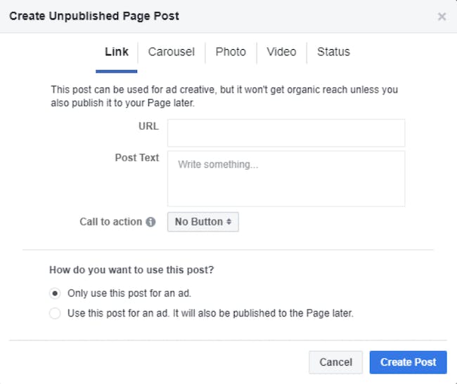 How to add embedded call-to-action buttons to your Facebook posts