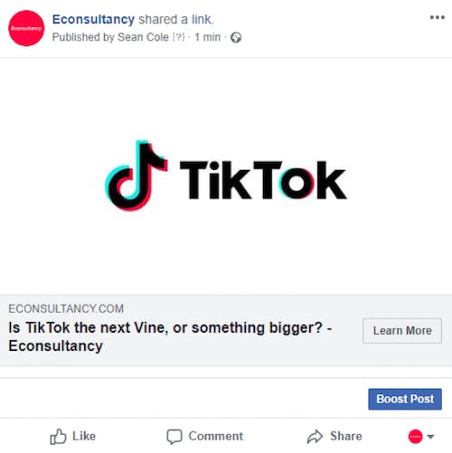 How to add embedded call-to-action buttons to your Facebook posts