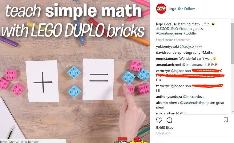 How Lego uses Instagram to inspire fans of all ages
