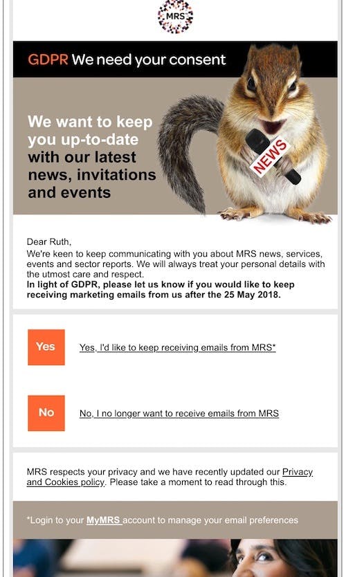 GDPR: 15 good & bad examples of repermissioning emails - Econsultancy