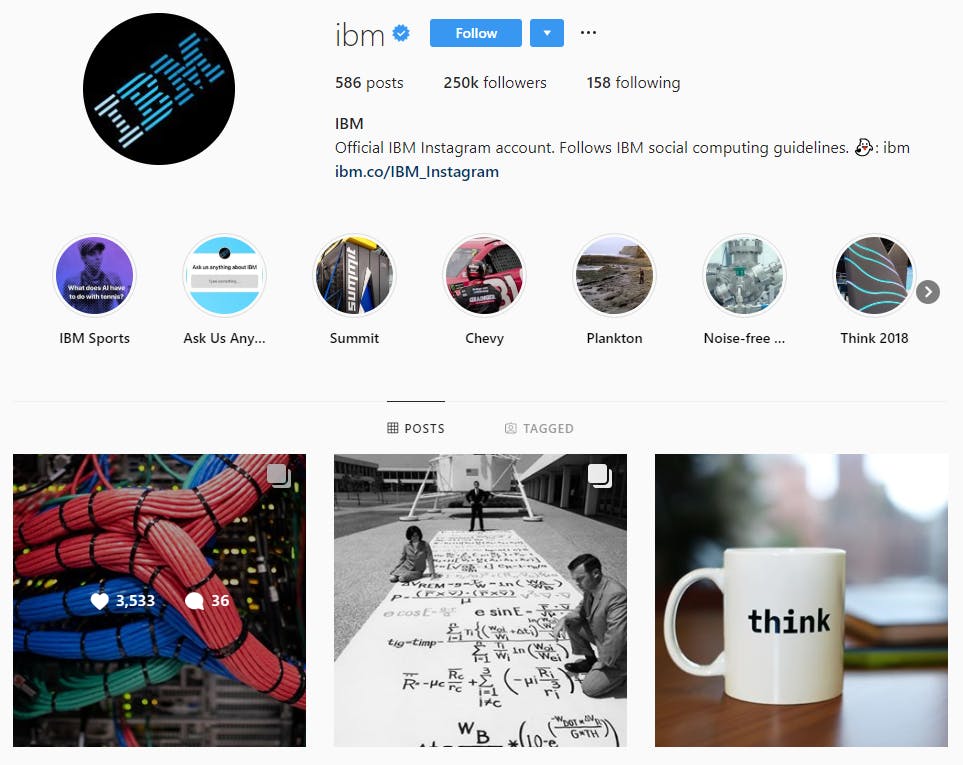 Four great B2B company Instagram accounts & why they work so well