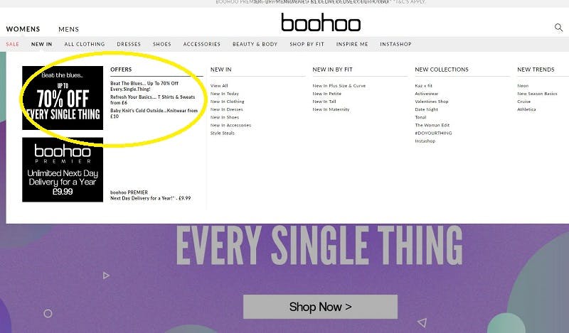 Boohoo: 12 clever ecommerce features and strategies that drive sales